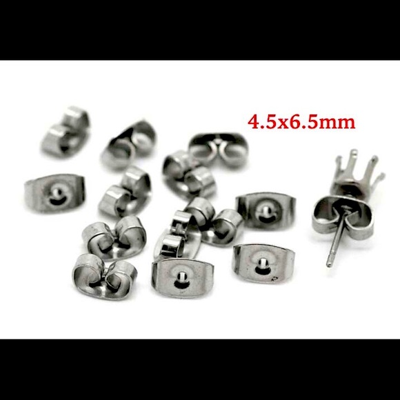 Jewelry | Stainless Steel Butterfly Earring Backs | Poshmark